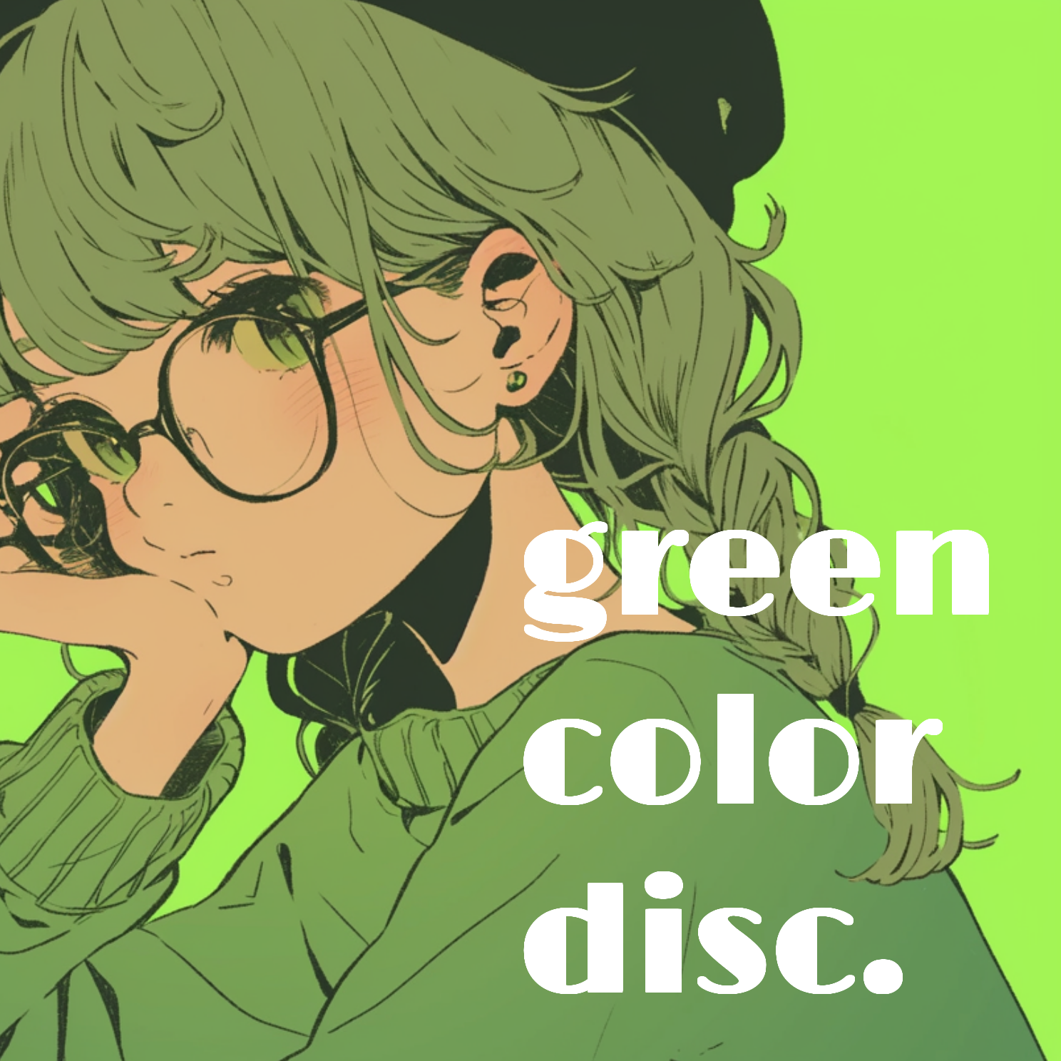 green color disc. - Various artists - Vocaloid Database